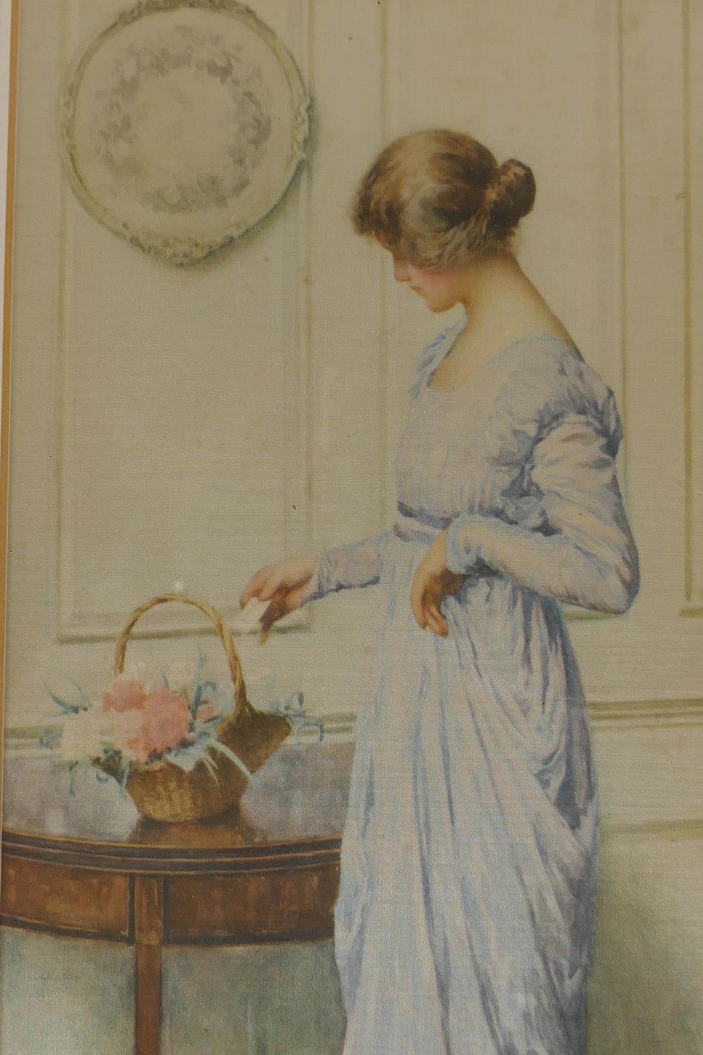 William Henry Margetson | A pair of 1920s/30s prints on silk after ...