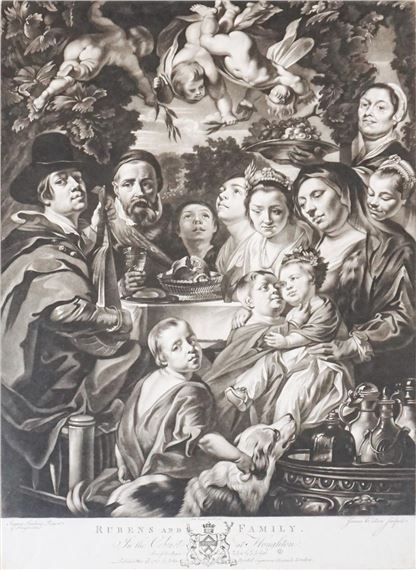 Jacob Jordaens | Rubens And Family (In The Cabinet At Houghton | MutualArt