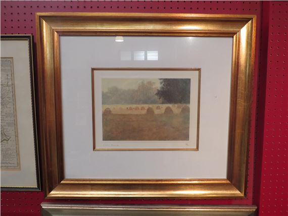 John Bond | a depicting workers in a field | MutualArt