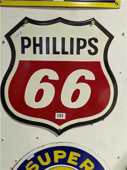 Phillips | METAL ENAMEL ADVERTISING SIGN | MutualArt
