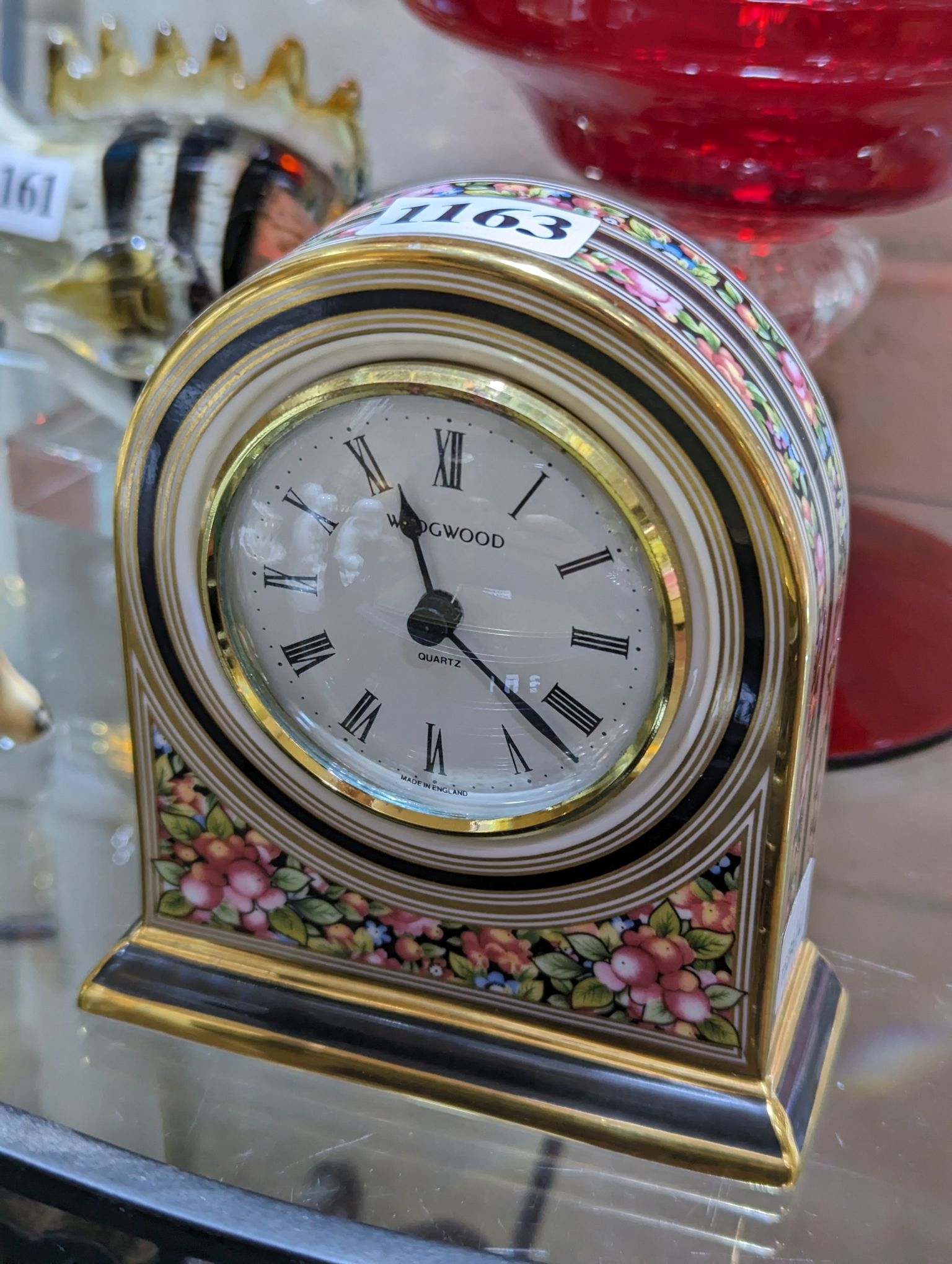 Wedgwood | WEDGWOOD CLIO MANTLE CLOCK | MutualArt