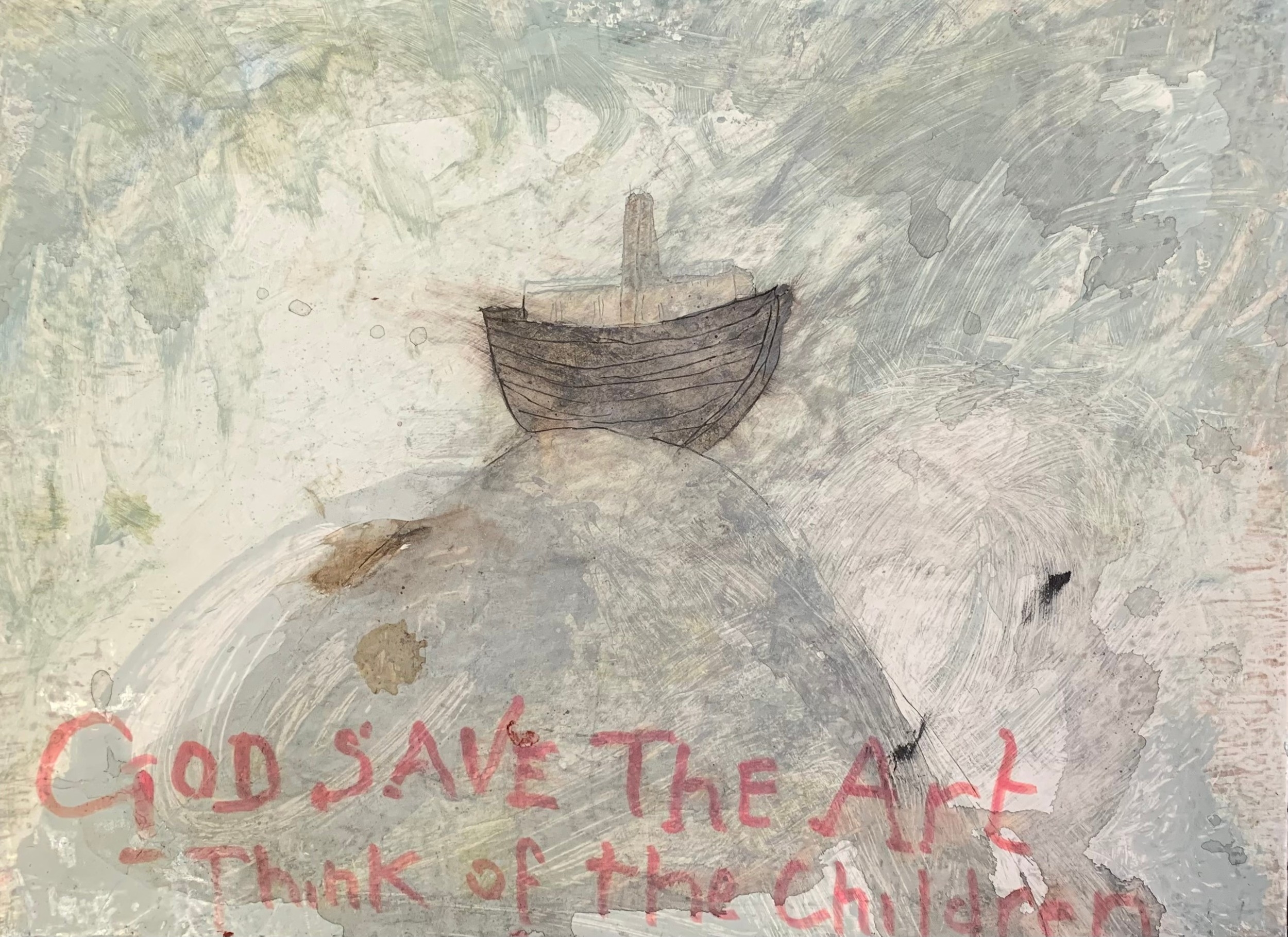 STOT21stCplanB | A pair of mixed media paintings by Harry Adams ...