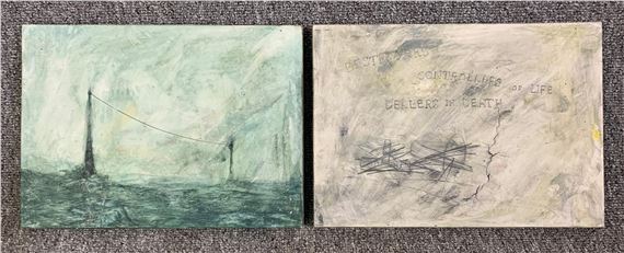 STOT21stCplanB | A pair of mixed media paintings by Harry Adams ...