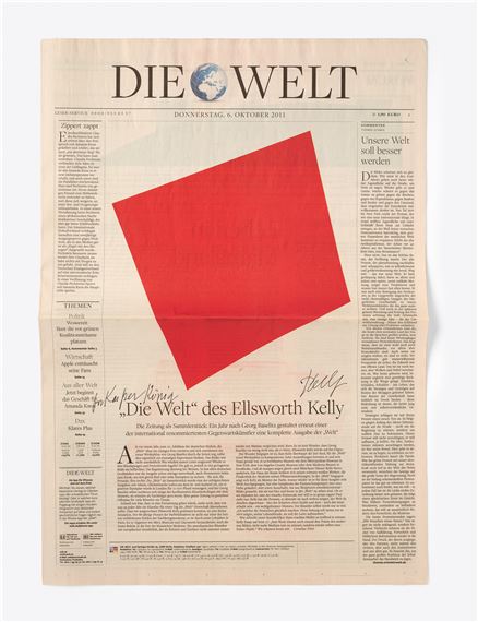 Ellsworth Kelly | Die Welt (2011) | MutualArt