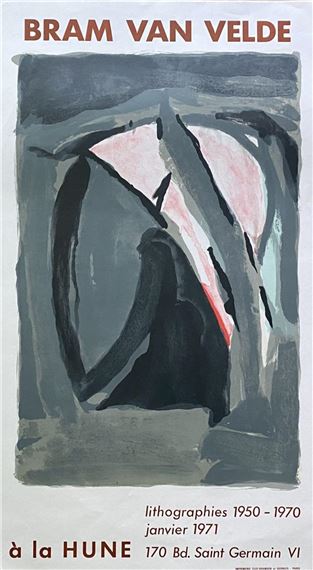 Bram Van Velde | à la HUNE (1971) | MutualArt