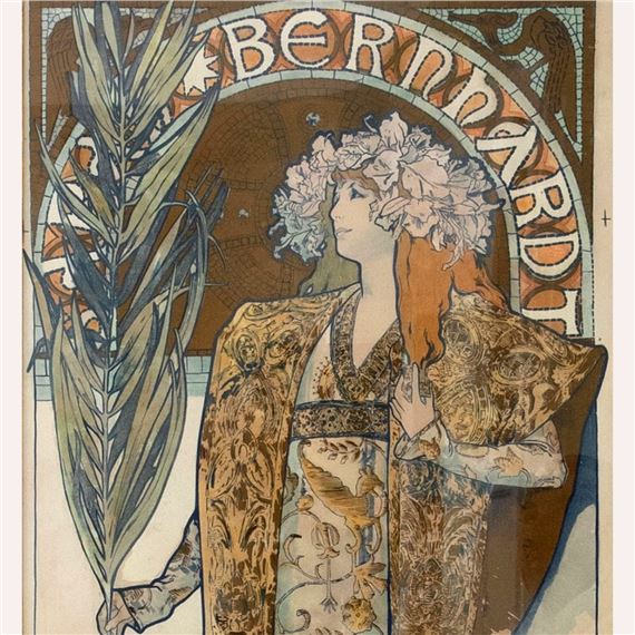Alphonse Mucha | Original Lithograph 1894 Art Nouveau Poster By ...