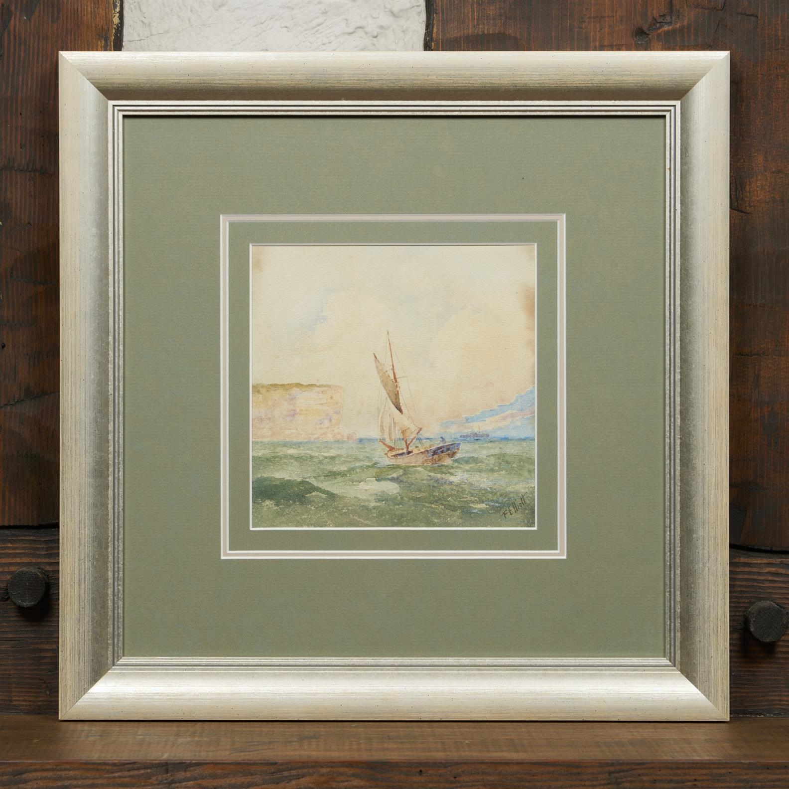 Frederick James Elliot | A fishing boat approaching Sydney Heads ...