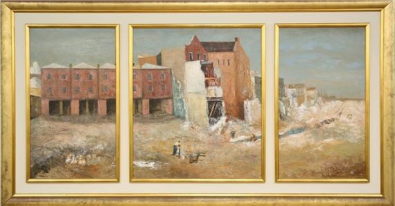 Sali Herman | Sally Herman. 1974. City Scene (1974) | MutualArt