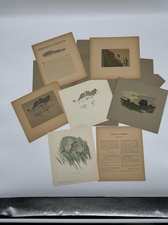 Arthur Wesley Dow | The Moon Over the Hill (Circa 1905) | MutualArt