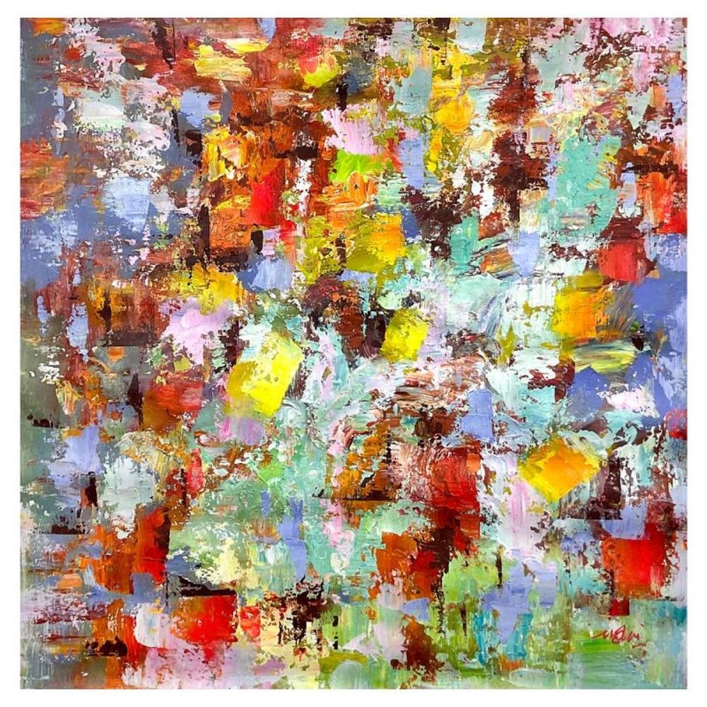 Mani | Mani, Original Acrylic Painting on Canvas (36 x 36), Hand Signed ...