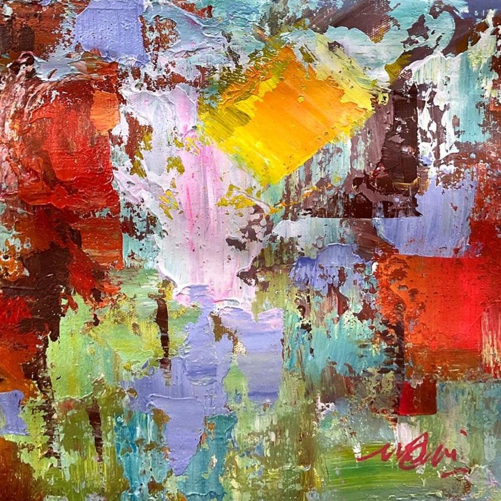 Mani | Mani, Original Acrylic Painting on Canvas (36 x 36), Hand Signed ...