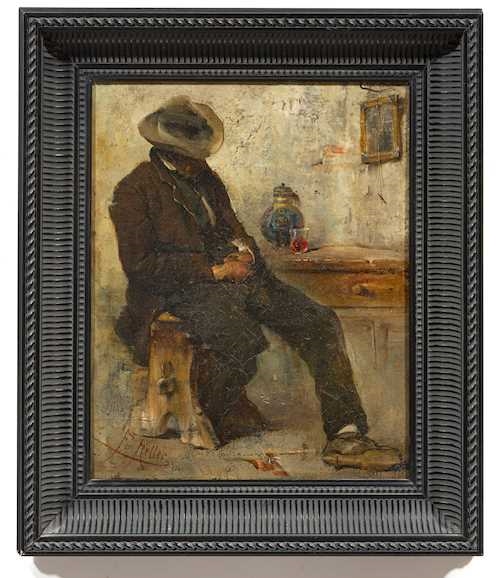 Friedrich von Keller | The reveler asleep | MutualArt