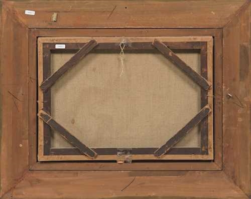 Charles Bourdon | Farm buildings in a landscape | MutualArt