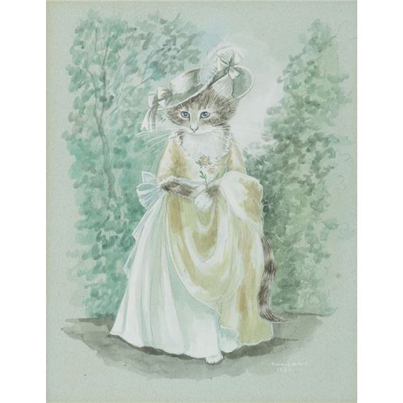 Susan Herbert | Gainsborough Cat (1980) | MutualArt