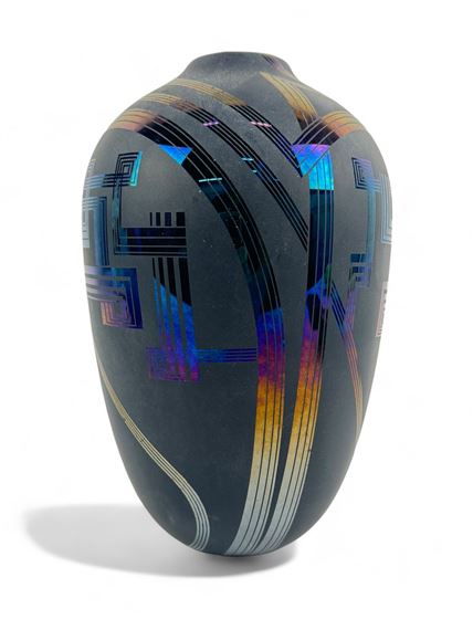 Bob Toensing | Bob Toensing Art Glass Vase | MutualArt