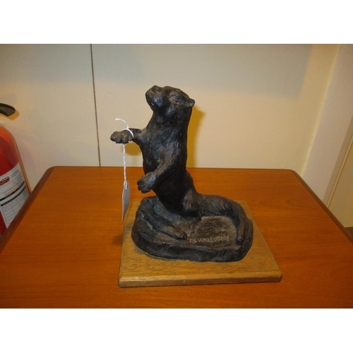 Thomas Symington Halliday | Pottery Sculpture of an Otter | MutualArt