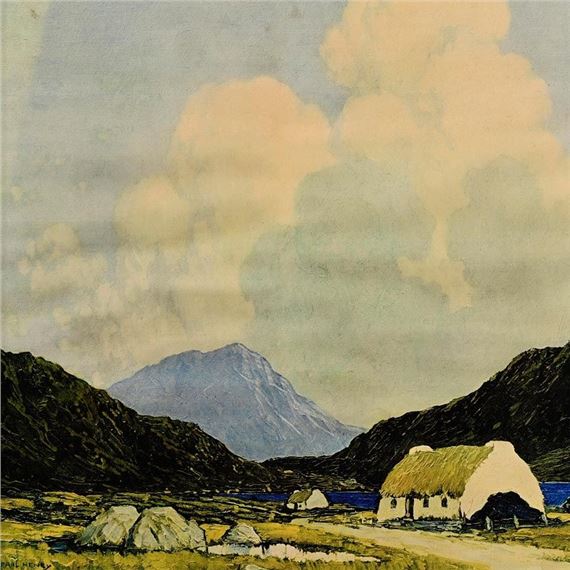 Paul Henry | Connemara Cottages | MutualArt
