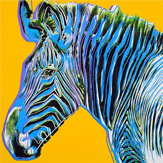 Andy Warhol | Zebra from the Endangered Species Series | MutualArt