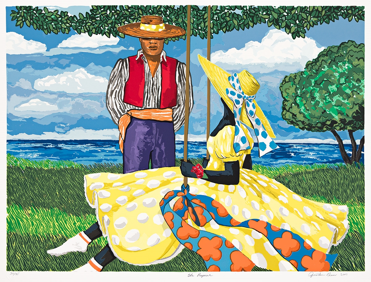 Jonathan Green | The Proposal. (2001) | MutualArt