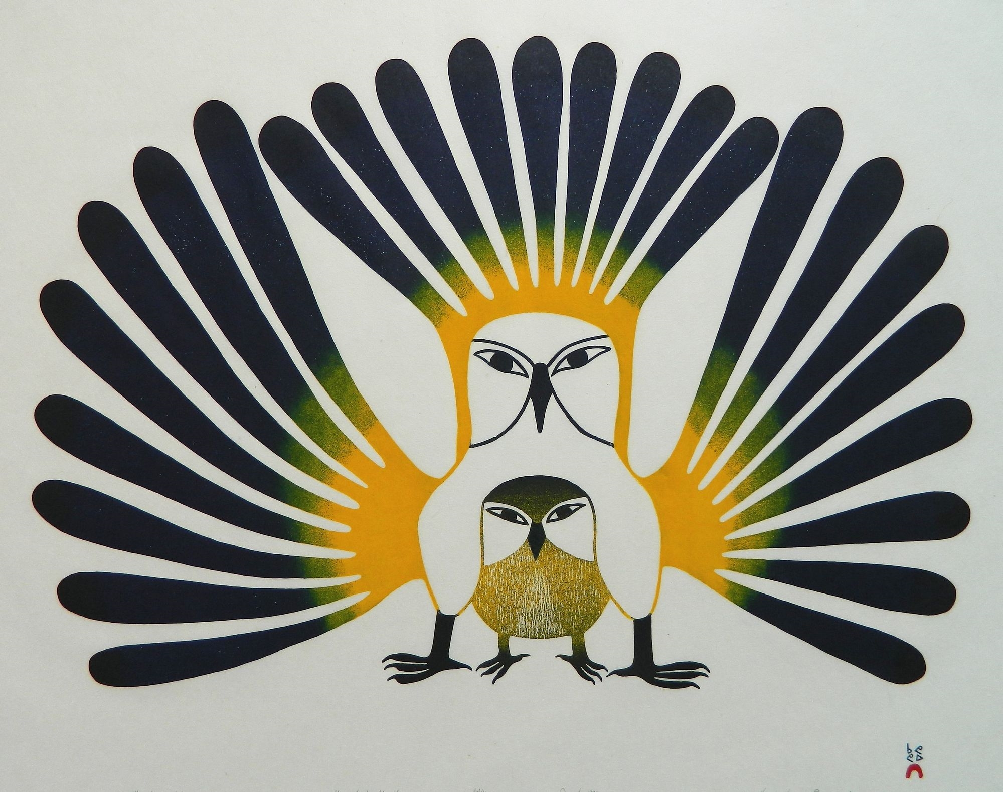 Kenojuak Ashevak | THE OWL (1969) | MutualArt