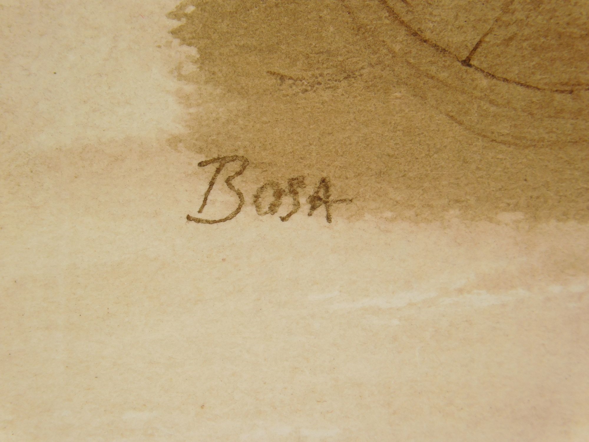 Louis Bosa | Man with Horse and Cart | MutualArt