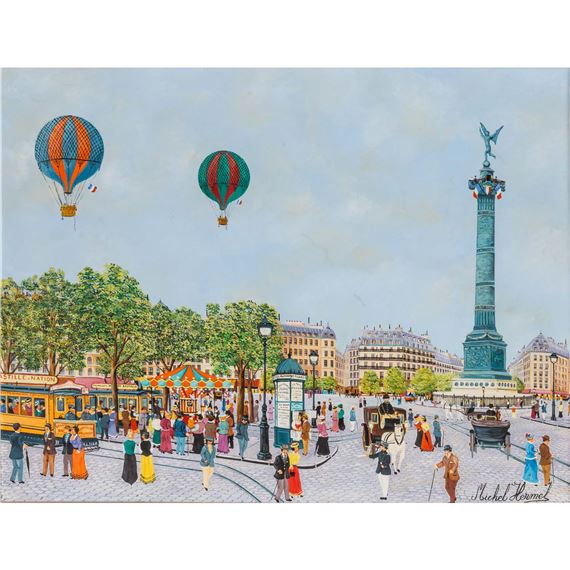 Michel Hermel | Place de la Bastille | MutualArt