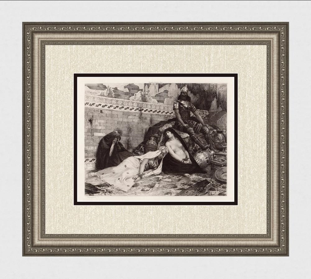 George Rochegrosse | Orientale au bain (1898) | MutualArt