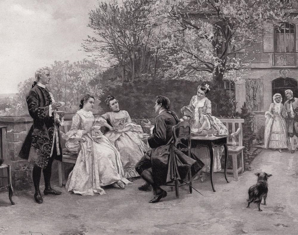 Jean Charles Meissonier | Charles Meissonier 1800s Antique Print Early ...