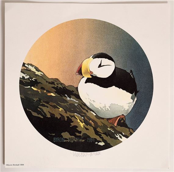 Byron Birdsall | Byron Birdsall Puffin Print | MutualArt