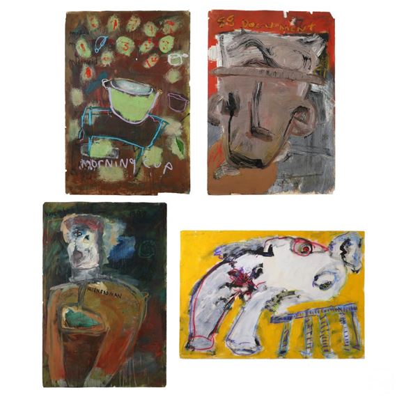 Ken Shaw | Ken Shaw 1941-2021 Outsider Folk Art Painting LOT | MutualArt