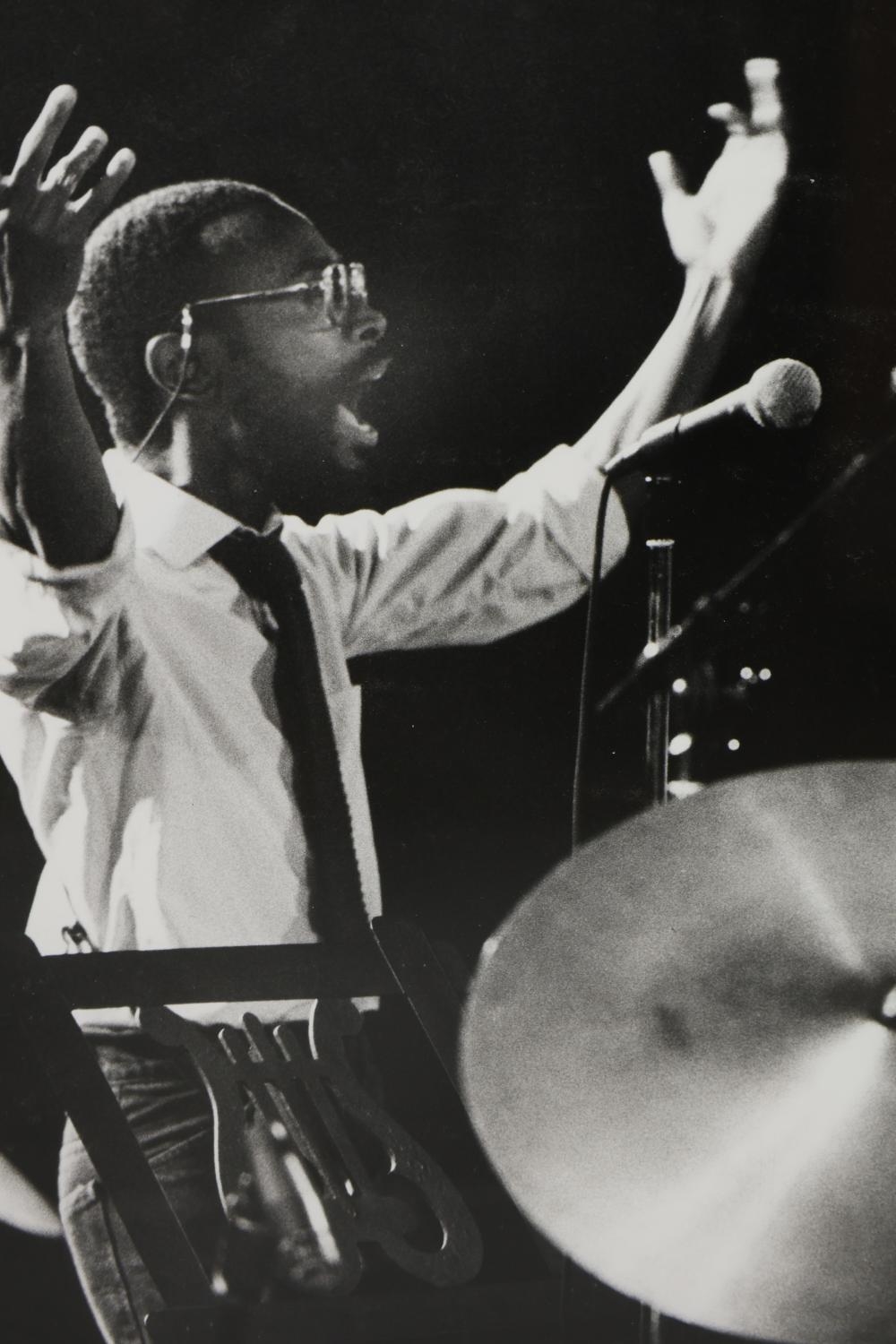 Jerry Stoll | A black and white photograph of an African American jazz ...