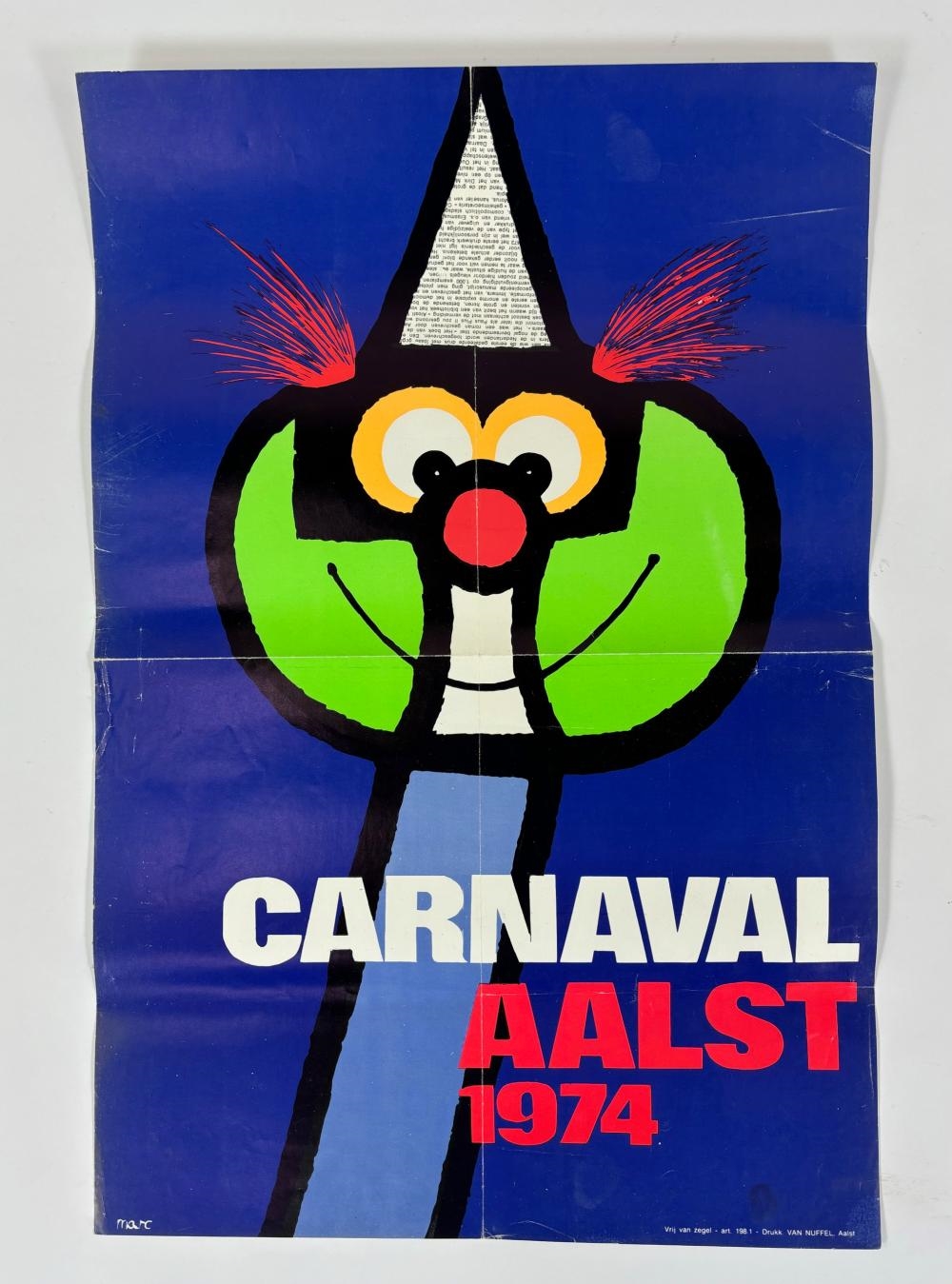 Marc de Bruyn | Poster Humo show 1976 en Poster Carnaval Aalst 1974 ...