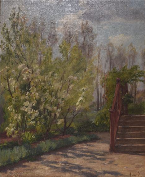 Charles-Jean Agard | Charles-Jean Agard (1866-1950) The Garden Steps ...
