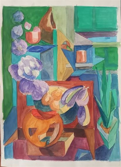 Guy Nicod | Cubist composition | MutualArt