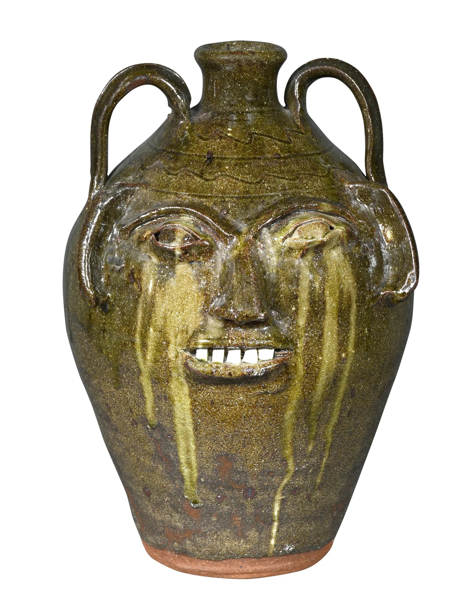 Burton B. Craig | 3 Gallon Crying Eye Face Jug | MutualArt