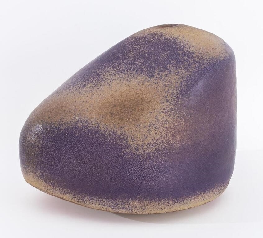 Karen Karnes | Three studio pottery lidded vessels | MutualArt