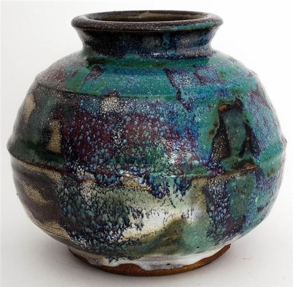 Wayne Ngan | Wayne Ngan Glazed Pottery Vase | MutualArt