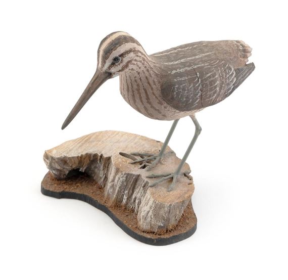 Stan Sparre | STAN SPARRE LIFE-SIZE SNIPE CARVING | MutualArt