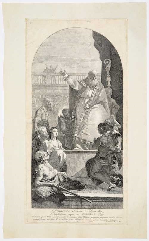 Giovanni Domenico Tiepolo | Saint Patricius heals a cripple (1749 ...