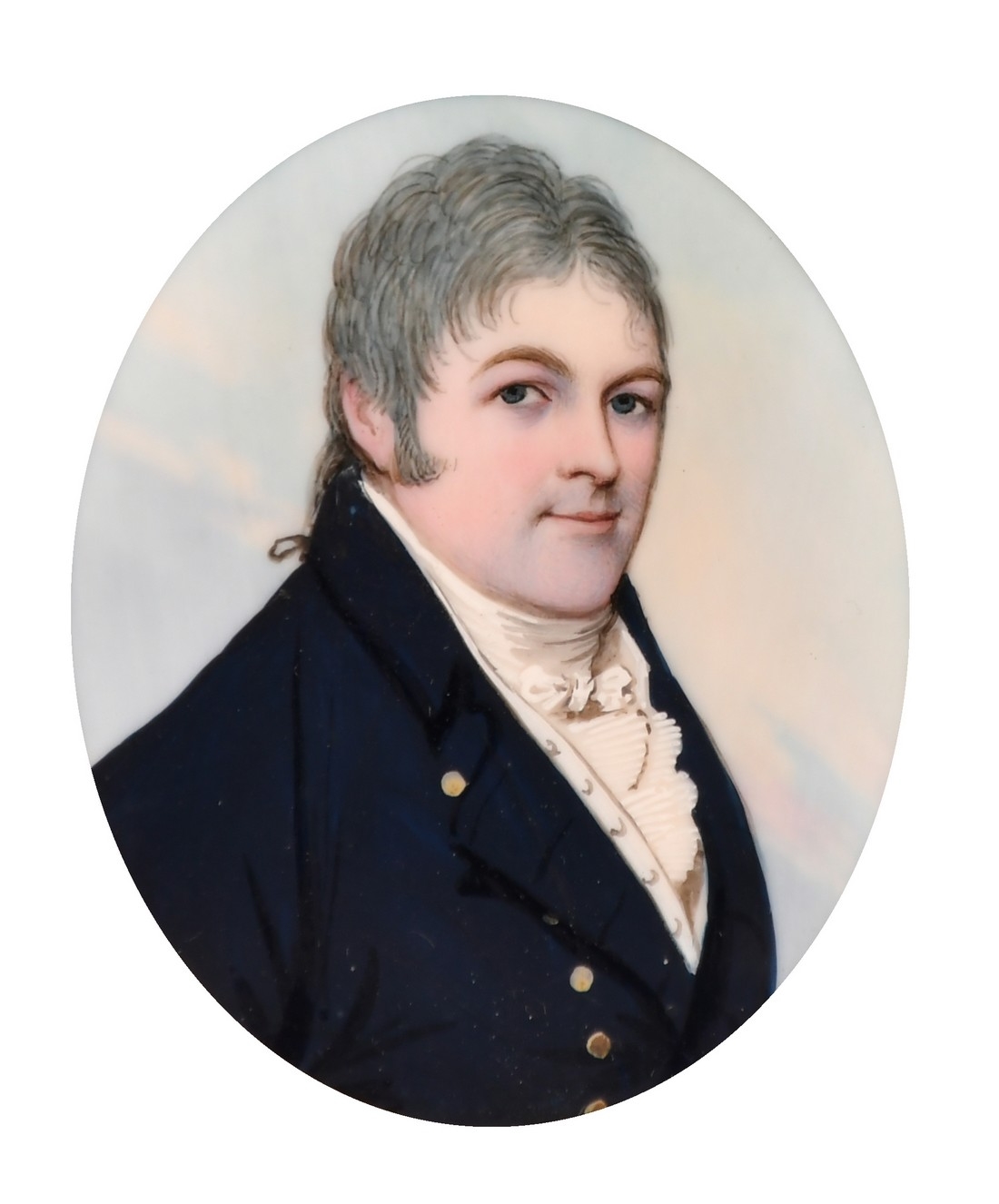 Frederick Buck | A pair of portrait miniatures of Lieutenant Robert ...