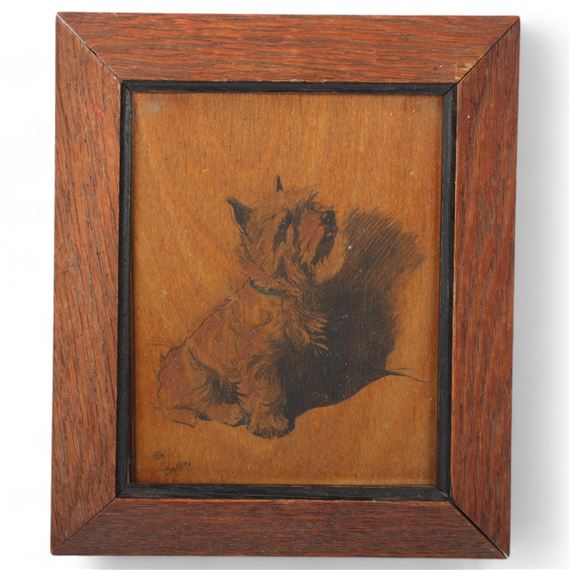 Cecil Aldin | pen and ink on wood panel | MutualArt