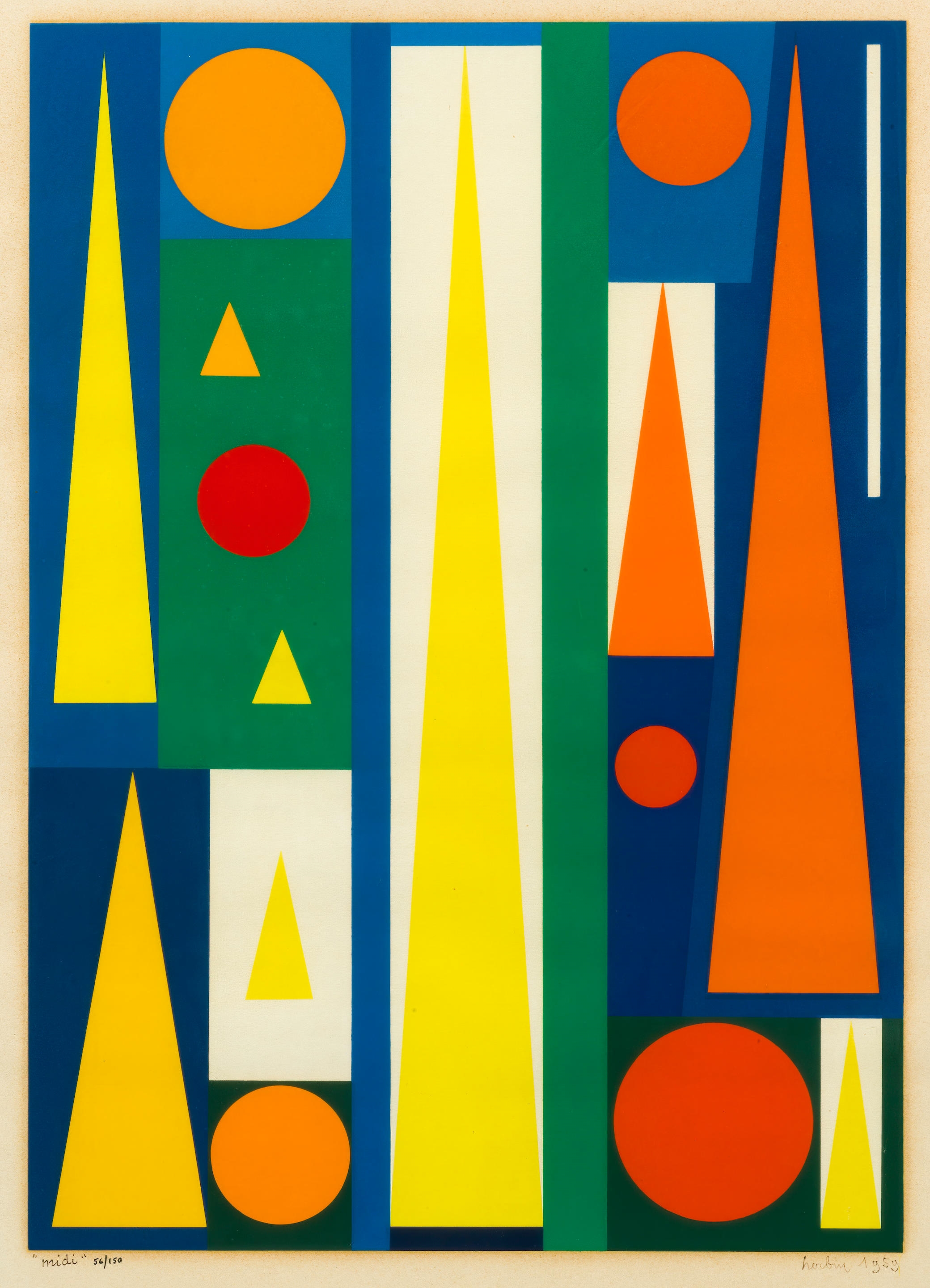 Auguste Herbin | Midi,1959 (1959) | MutualArt