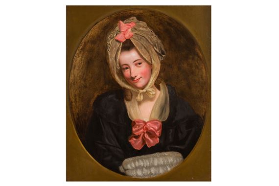 Matthew William Peters | Portrait of a lady, possibly the artist's wife ...