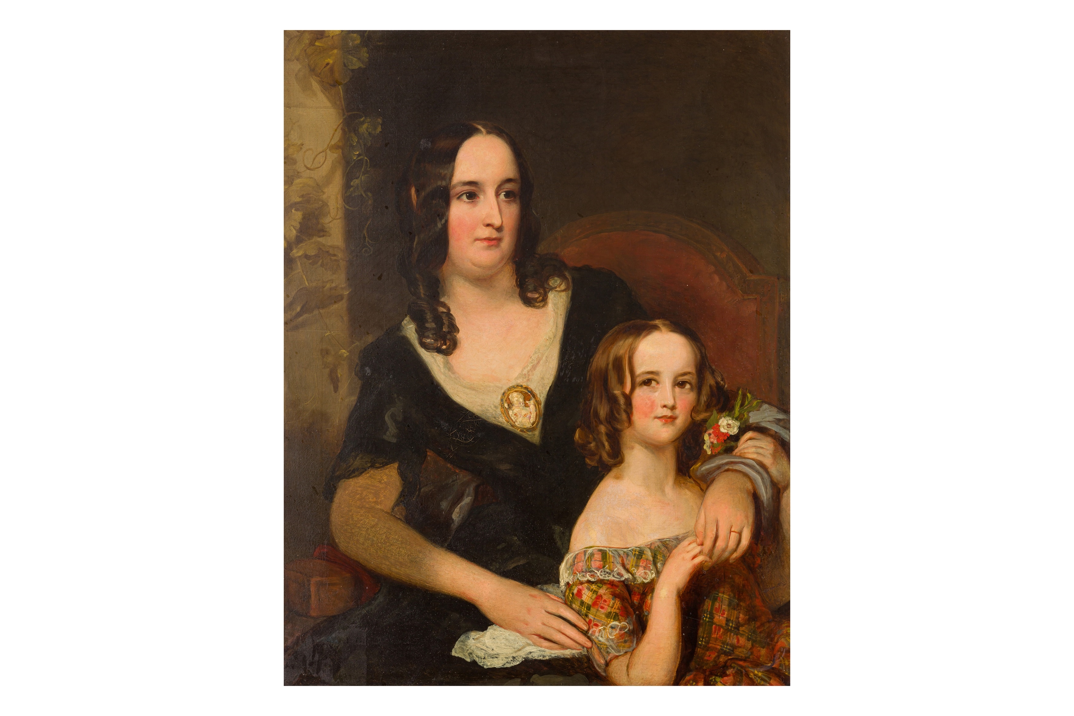 British School, 19th Century | Portrait of Sarah Phelps and her third ...