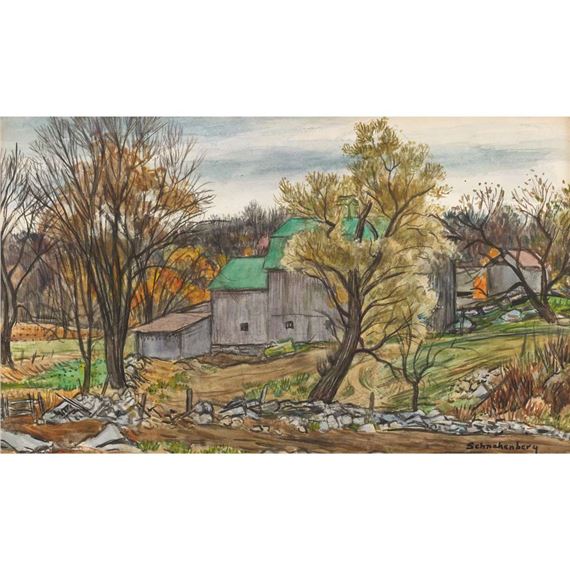 Henry Ernest Schnackenberg | FARM BUILDING | MutualArt