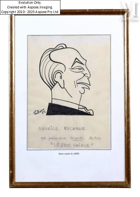 André Lebon | Portrait de Maurice Escande | MutualArt