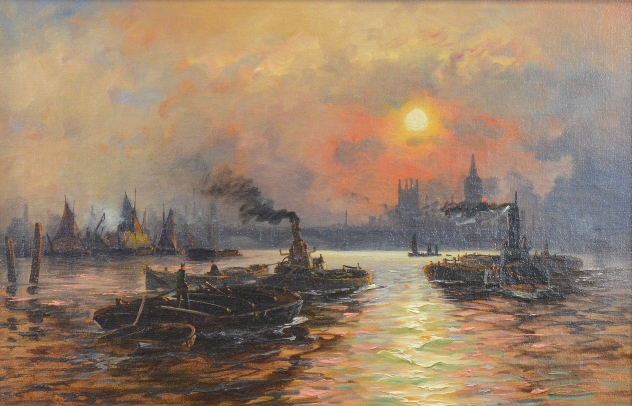 Edward Henry Eugene Fletcher | Pool of London | MutualArt