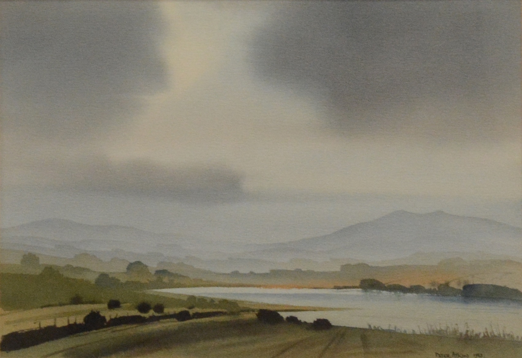 Peter Atkins | three Northamptonshire watercolour landscapes | MutualArt