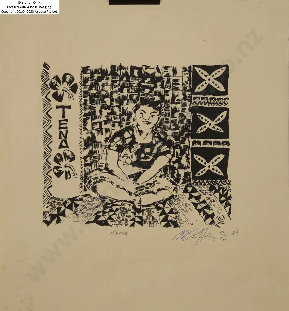 Michel Tuffery | Tena (unframed) (85) | MutualArt
