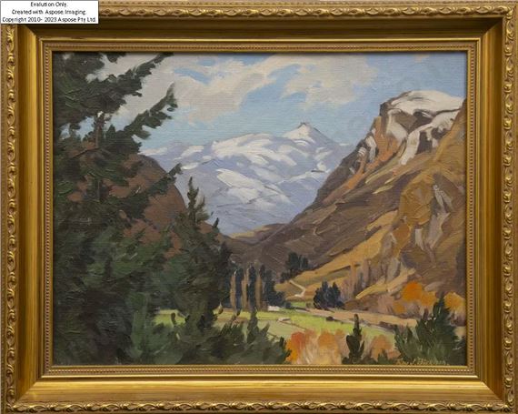 Roy J. Dickison | A Glimpse of Coronet Peak | MutualArt